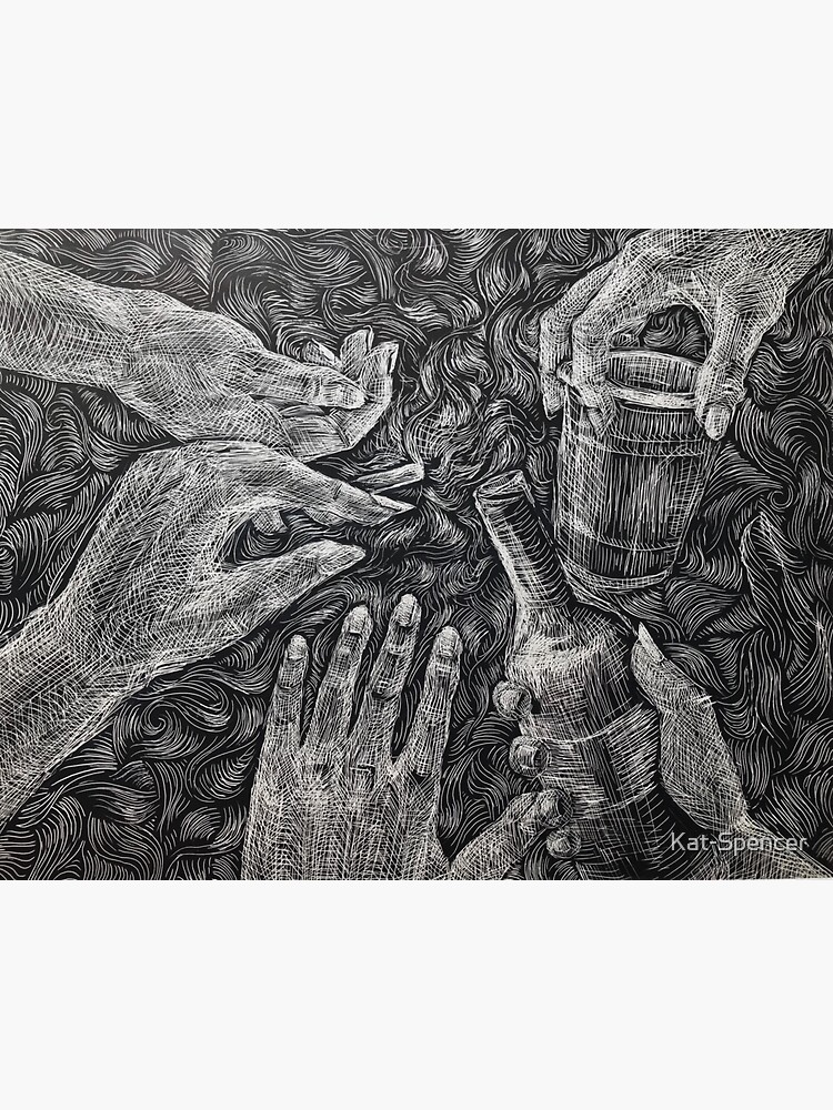 "Saturday Night" Sticker by Kat-Spencer | Redbubble