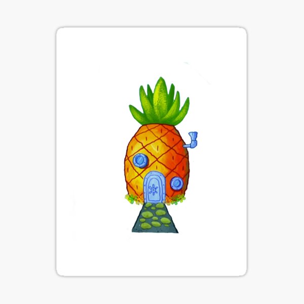 "spongebob house" Sticker for Sale by Cassandraa6 | Redbubble
