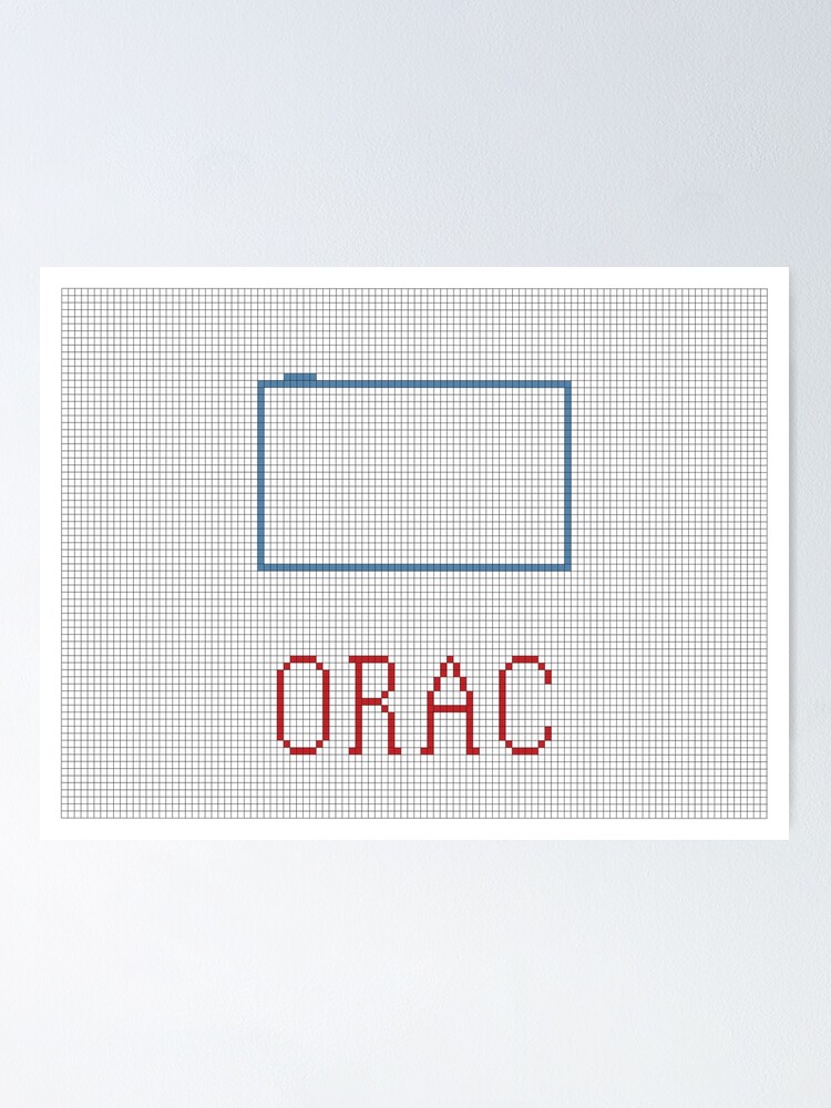 "Orac" Poster by ChrisOrton | Redbubble