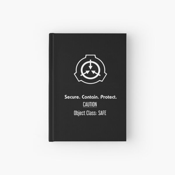 Scp Object Class Safe Black Hardcover Journal For Sale By Omnavis Redbubble