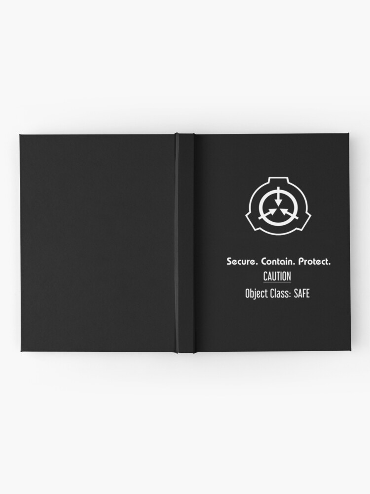 Scp Object Class Safe Black Hardcover Journal For Sale By Omnavis Redbubble