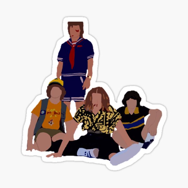 "Stranger Things " Sticker for Sale by adastc | Redbubble