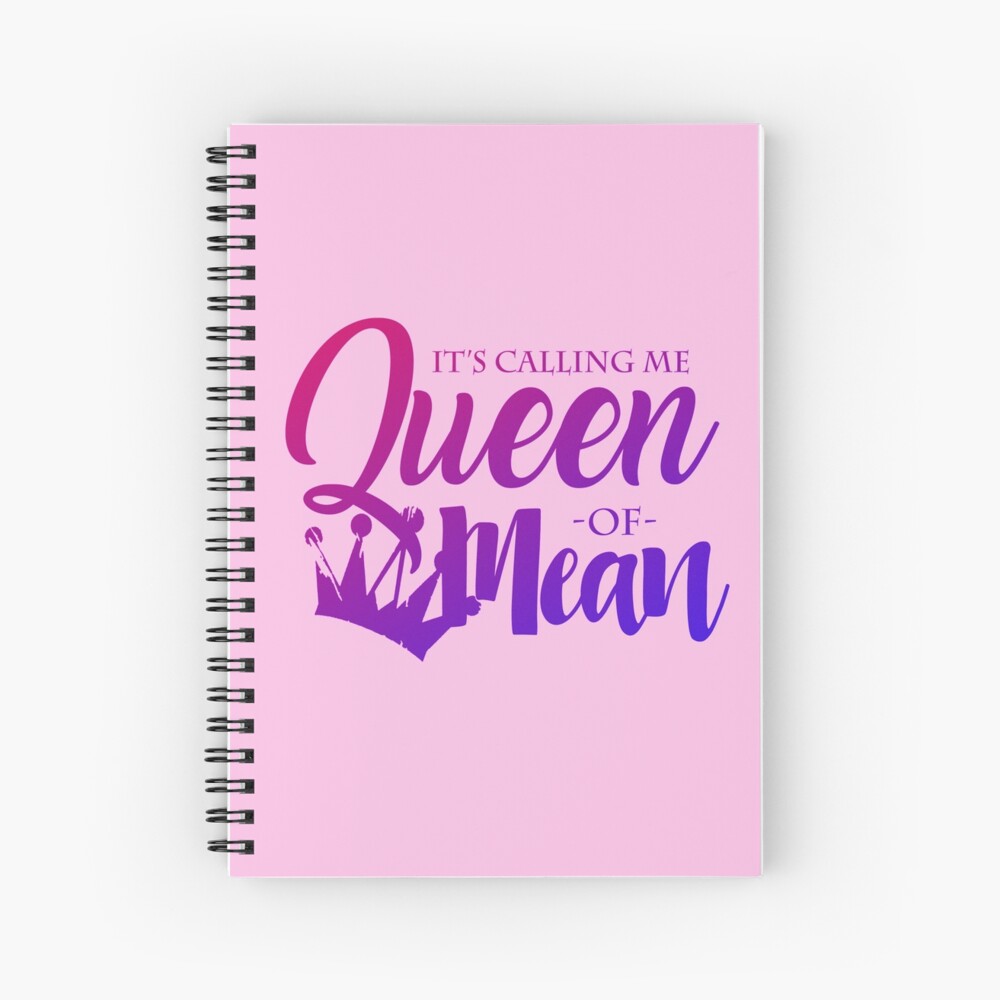 "Descendants - Queen of Mean" Spiral Notebook by alexap45 | Redbubble