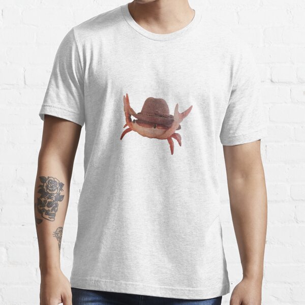 "Yee Claw - Crab with Cowboy Hat" T-shirt by allegedlyolivia | Redbubble | crab t-shirts ...