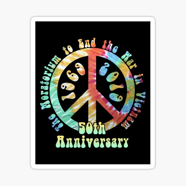 "1969 Moratorium to End the War in Vietnam - 50th Anniversary" Sticker ...