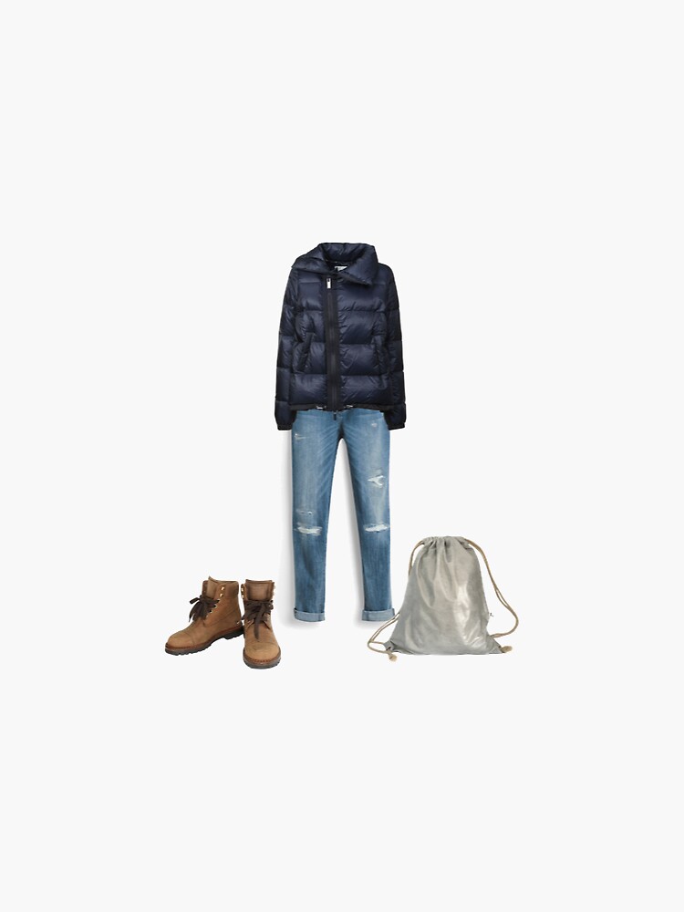 "FLO BONES OUTFIT" Sticker for Sale by max-and-megs | Redbubble