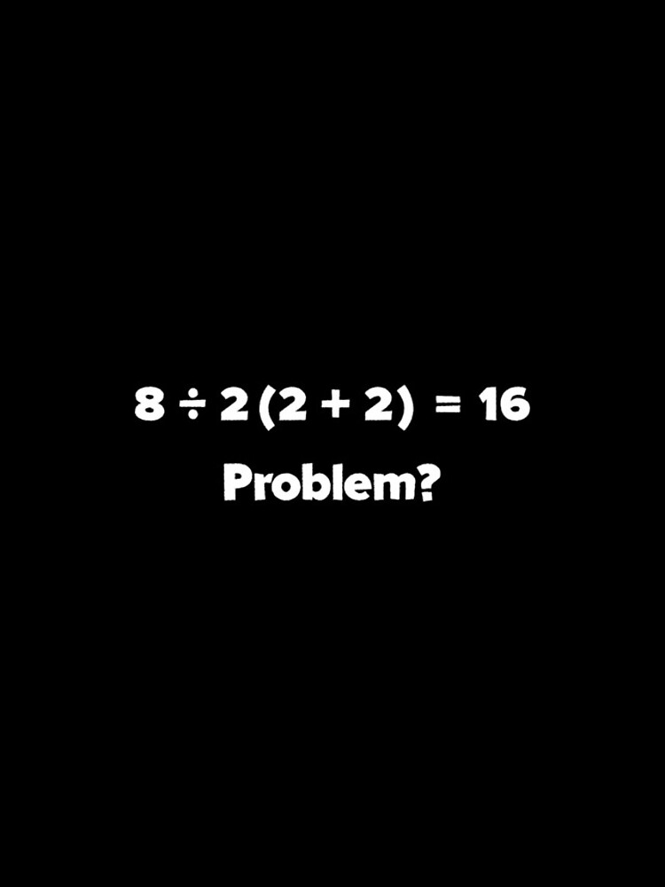 "Funny Math Equation Viral Mathematics Confusing Equation print" iPhone ...