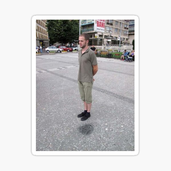 "Floating Meme" Sticker by sp00kem | Redbubble