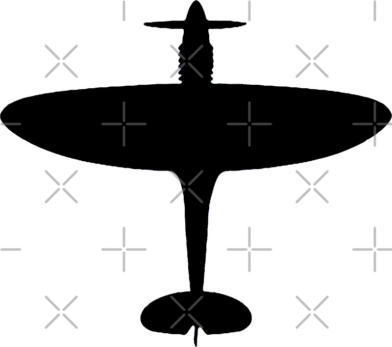 "Spitfire Silhouette" by Dalyn | Redbubble