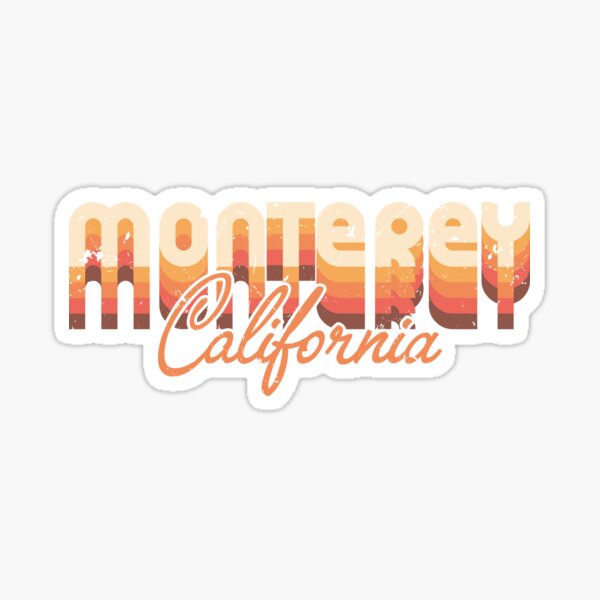 Monterey California Stickers | Redbubble