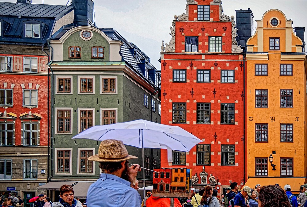 "Art and Architecture - Gamla stan - Stockholm" by TonyCrehan | Redbubble