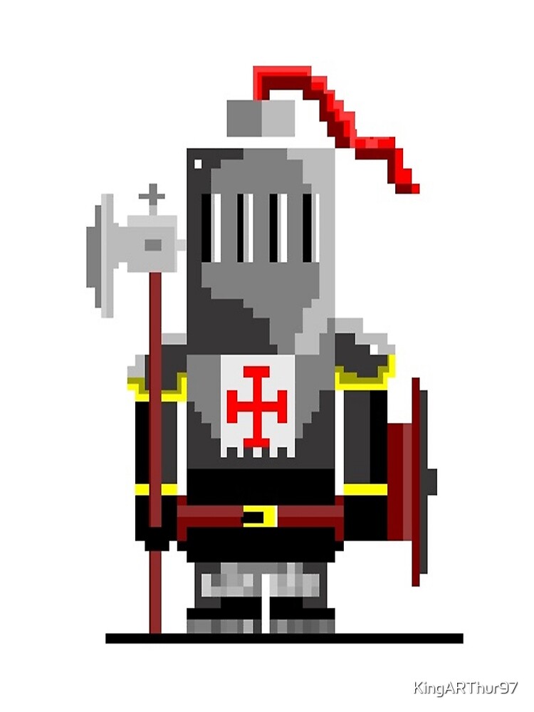 "little pixel knight" by KingARThur97 | Redbubble