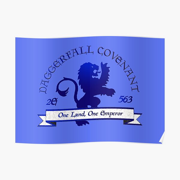 "Daggerfall Covenant 2.0" Poster by CrashBdesigN | Redbubble