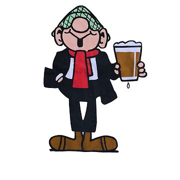 "Andy Capp with beer" Poster for Sale by Whatamidoing20 | Redbubble
