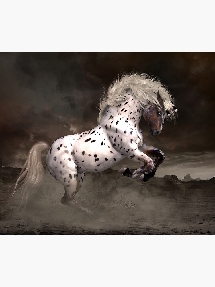 "Leopard Appaloosa - Shiloh" Throw Blanket for Sale by Allegra | Redbubble