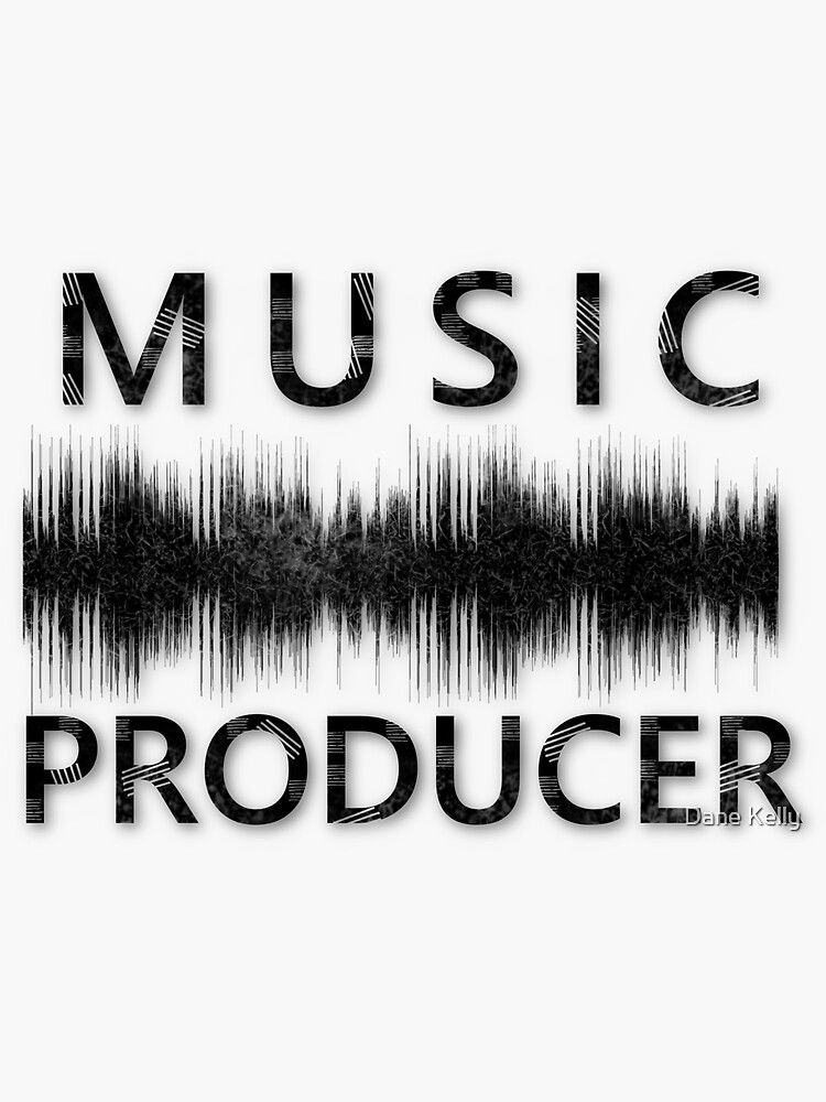 "Music Producer Soundwave" Sticker for Sale by Yolosapien | Redbubble