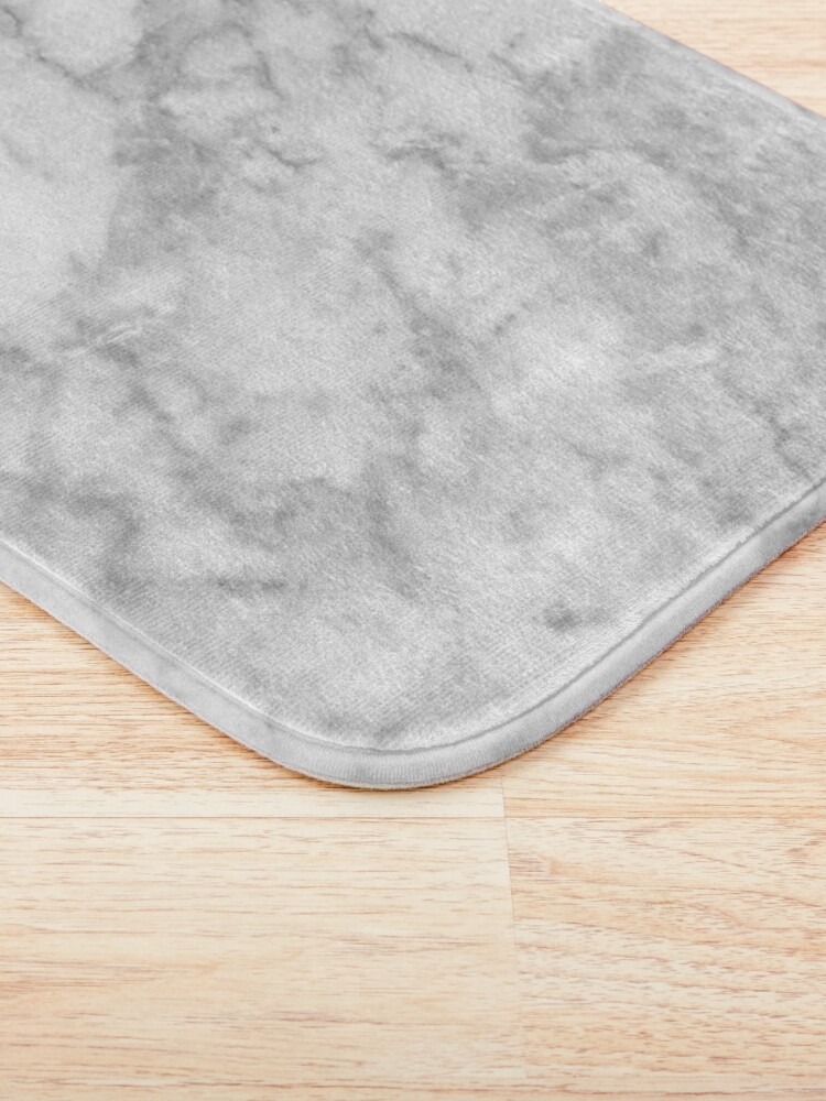 "White marble" Bath Mat by LaPetiteBelette | Redbubble