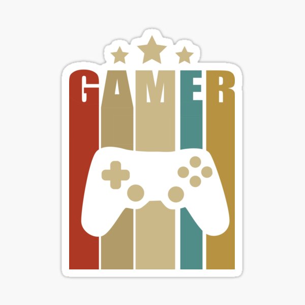 "gamer fan gamers gamble" Sticker for Sale by arturo9 | Redbubble