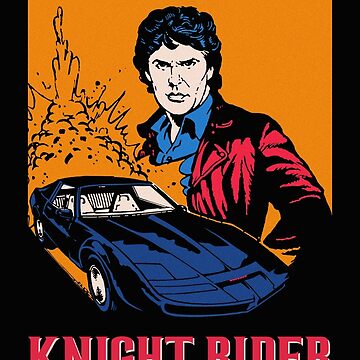 "Knight Rider - Michael Knight - Kitt Supercar" Poster for Sale by ...