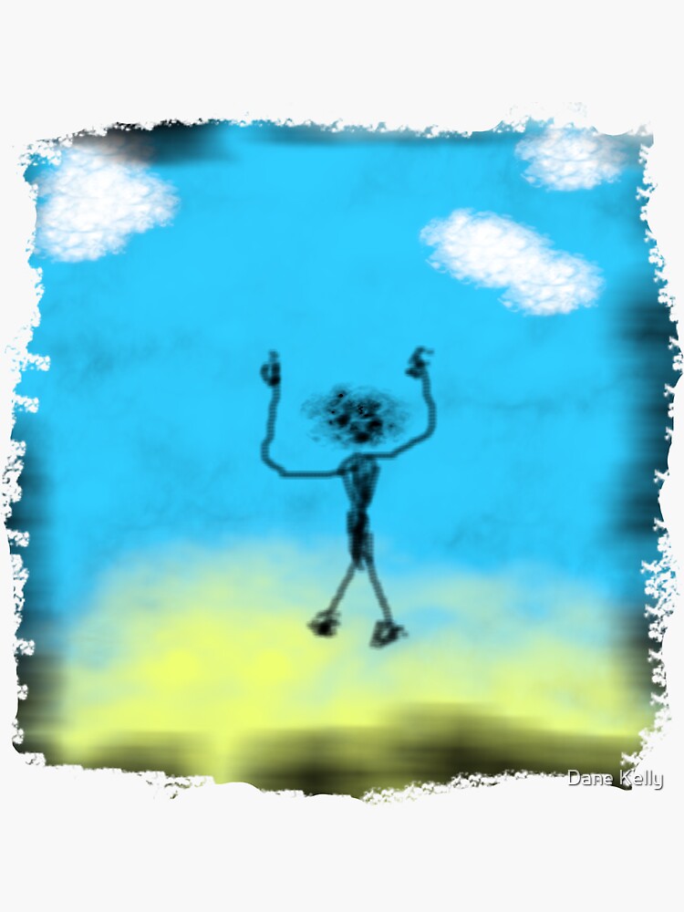 "The Random Man - !WARNING! !DANGER!" Sticker for Sale by Yolosapien ...