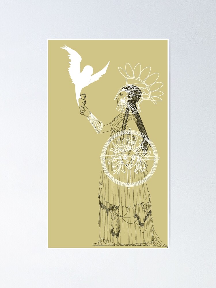 "Athena" Poster for Sale by Jessica Gadra | Redbubble