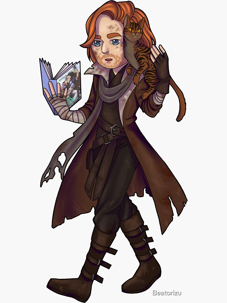 "Caleb" Sticker for Sale by Beatorizu | Redbubble