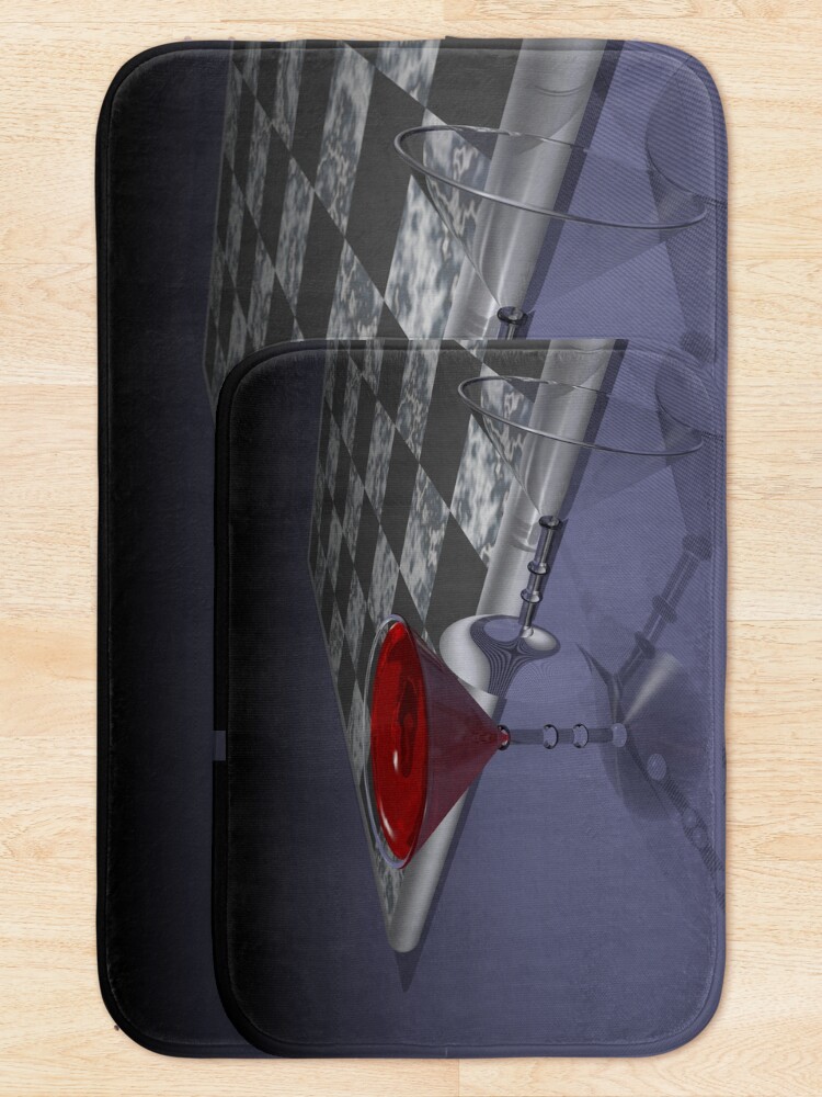 "Wine Glass: POV RAY CGI!" Bath Mat for Sale by calcpage | Redbubble