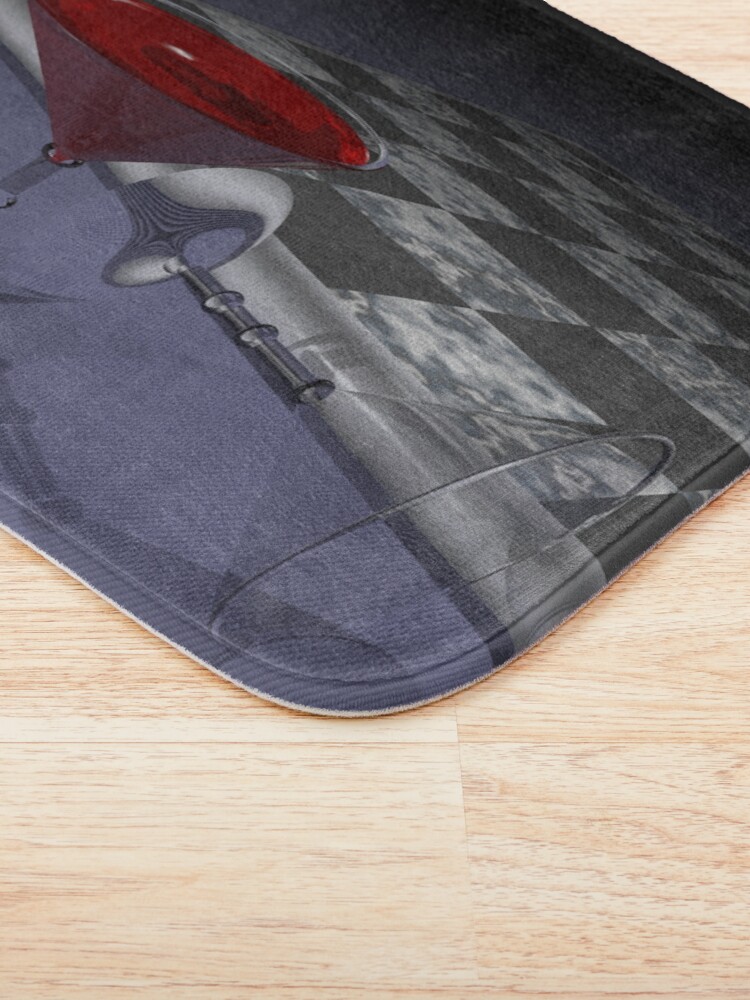 "Wine Glass: POV RAY CGI!" Bath Mat for Sale by calcpage | Redbubble