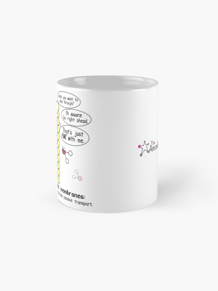 "Passive Aggressive Cell Membrane" Coffee Mug for Sale by amoebasisters ...