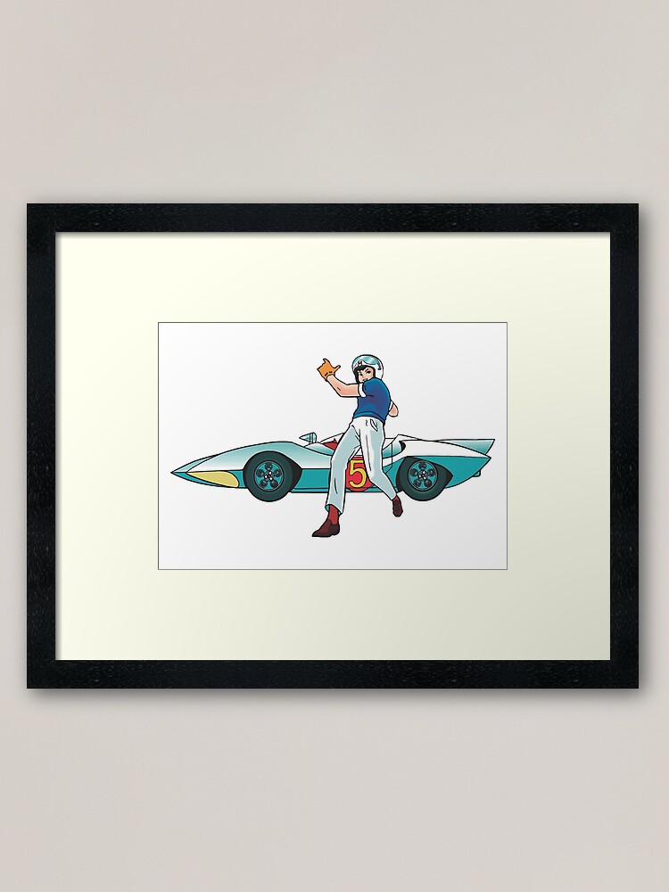 "Speed racer" Framed Art Print for Sale by Ovnil | Redbubble