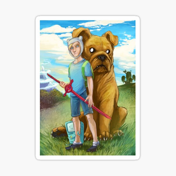 "Heroes of Ooo" Sticker for Sale by SayUncle | Redbubble