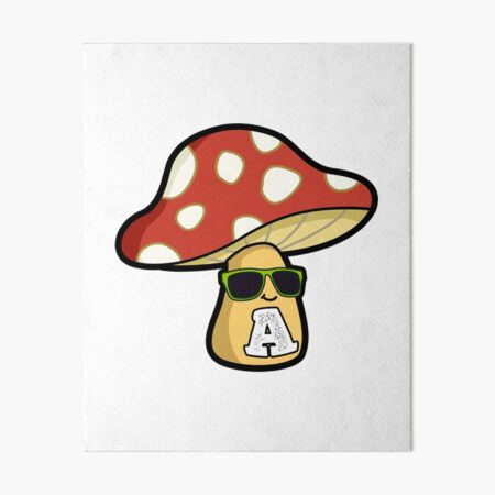 Lámina rígida «Alfabeto Letra A Hongos Hongos Geniales» de kidsmonogram ...