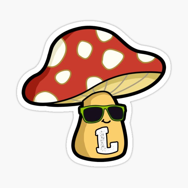Pegatina «Alfabeto Letra L Hongos Hongos Frescos» de kidsmonogram ...