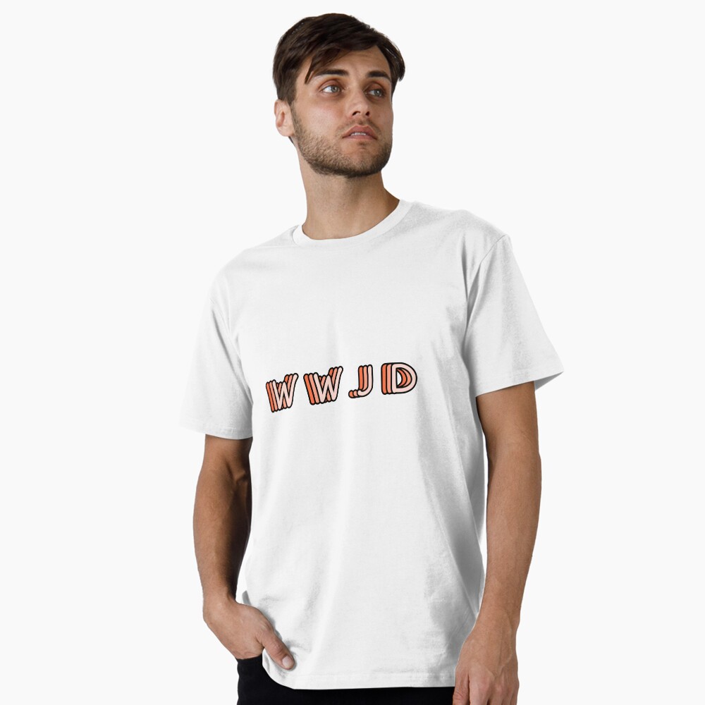 "WWJD" Sticker for Sale by katelynstum | Redbubble