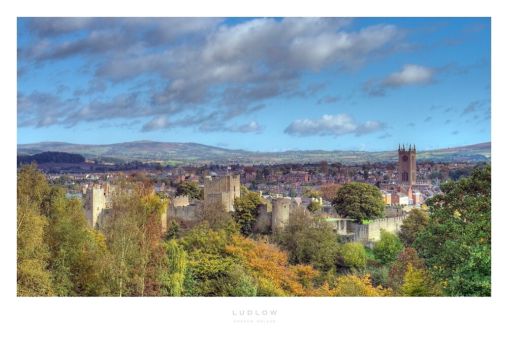 "Ludlow, Shropshire" by Andrew Roland | Redbubble