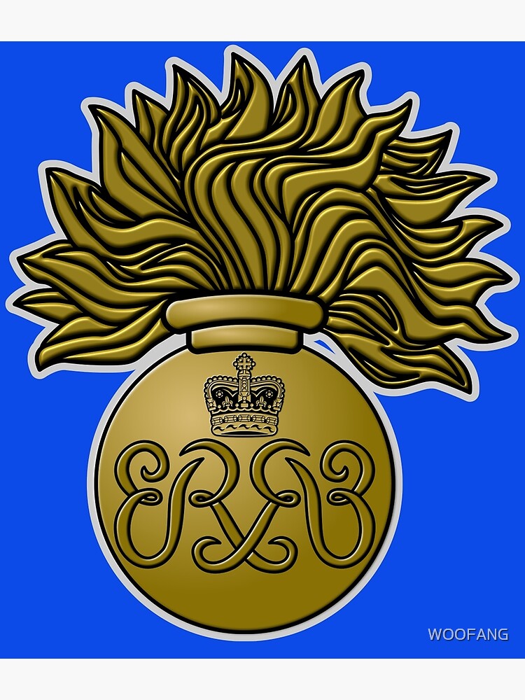 "GRENADIER GUARDS BADGE" Poster for Sale by WOOFANG | Redbubble
