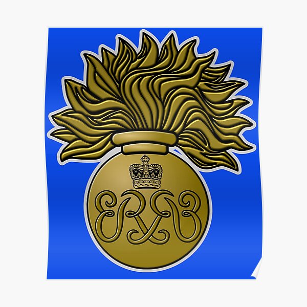 "GRENADIER GUARDS BADGE" Poster by WOOFANG | Redbubble