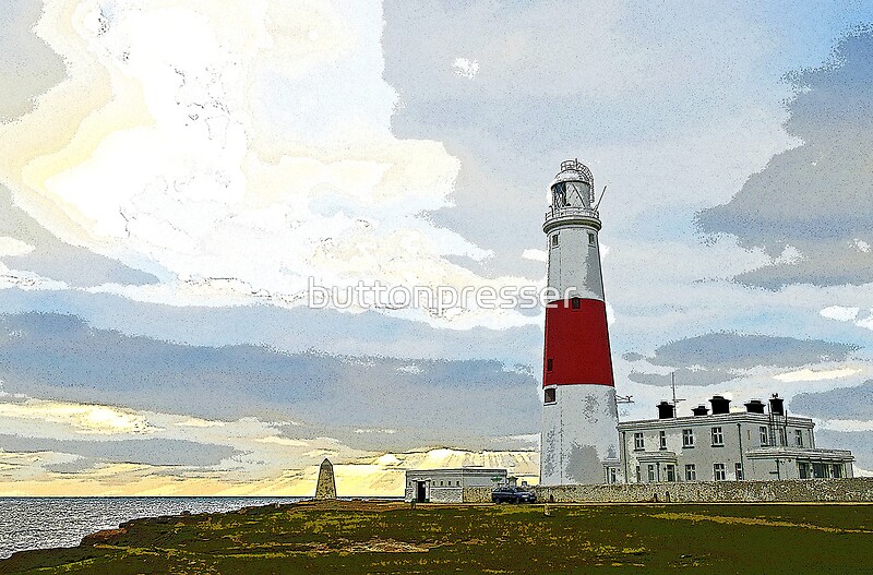 "Portland Bill Lighthouse & Obelisk, Dorset, UK" by David Carton ...