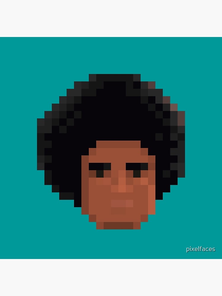 "Afro Pixel" Art Print for Sale by pixelfaces | Redbubble