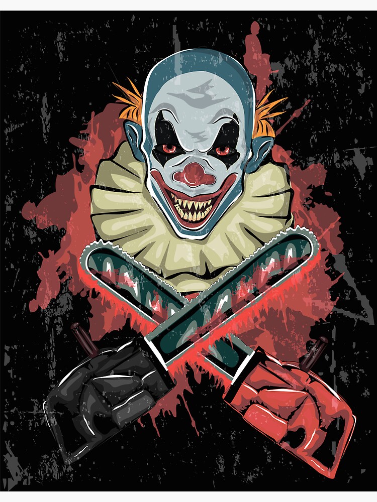 "scary clown stickers" Sticker for Sale by FaveStickers | Redbubble
