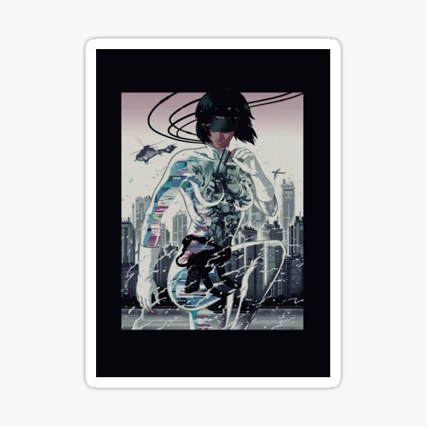 "GITS cyberpunk 4" Sticker for Sale by sachaw | Redbubble