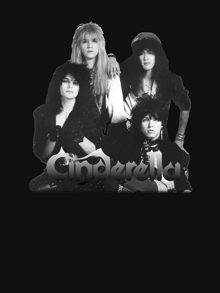 "CINDERELLA ROCK BAND " T-shirt for Sale by cepohafi | Redbubble ...