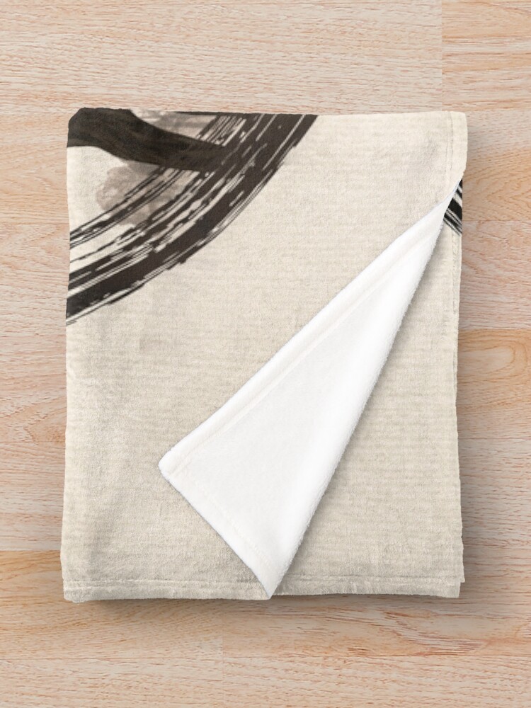 "Zen Enso Circle and Sakura Tree " Throw Blanket for Sale by k9printart | Redbubble