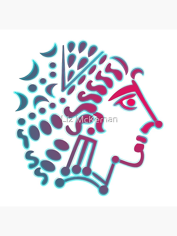 "Banduri - female Druid " Poster for Sale by Liz McKernan | Redbubble