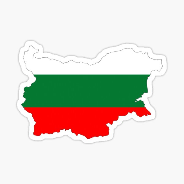 "bulgaria flag map" Sticker by tony4urban | Redbubble