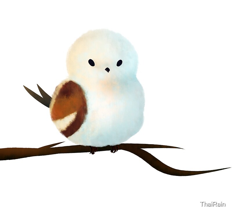 "tiny Korean crow tit" by ThaiRain | Redbubble