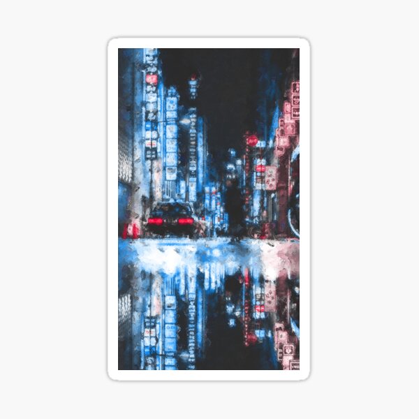 "Nightlife" Sticker for Sale by ErianAndre | Redbubble