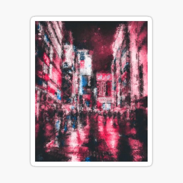 "Nightlife" Sticker for Sale by ErianAndre | Redbubble