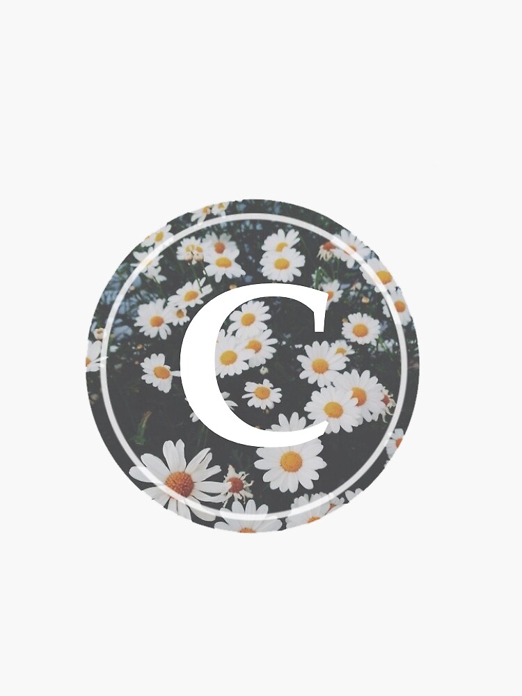 "Letter C sticker " Sticker for Sale by laurenn-g | Redbubble
