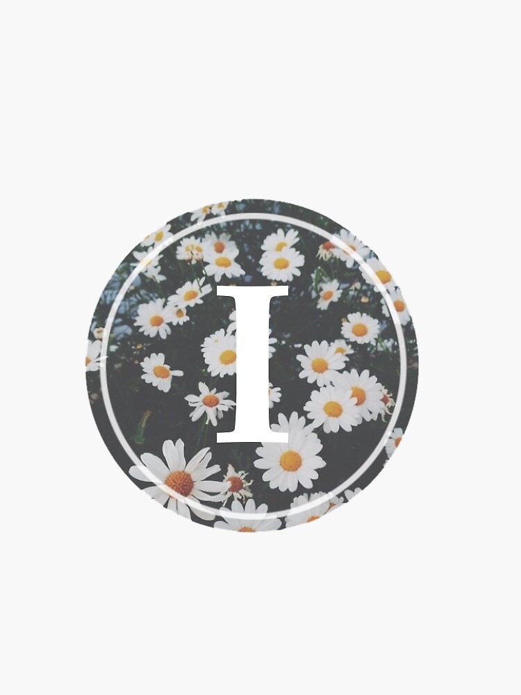 "Letter I sticker" Sticker by laurenn-g | Redbubble
